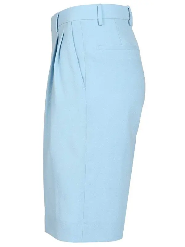 Tagliatore Wide-leg Bermuda Shorts