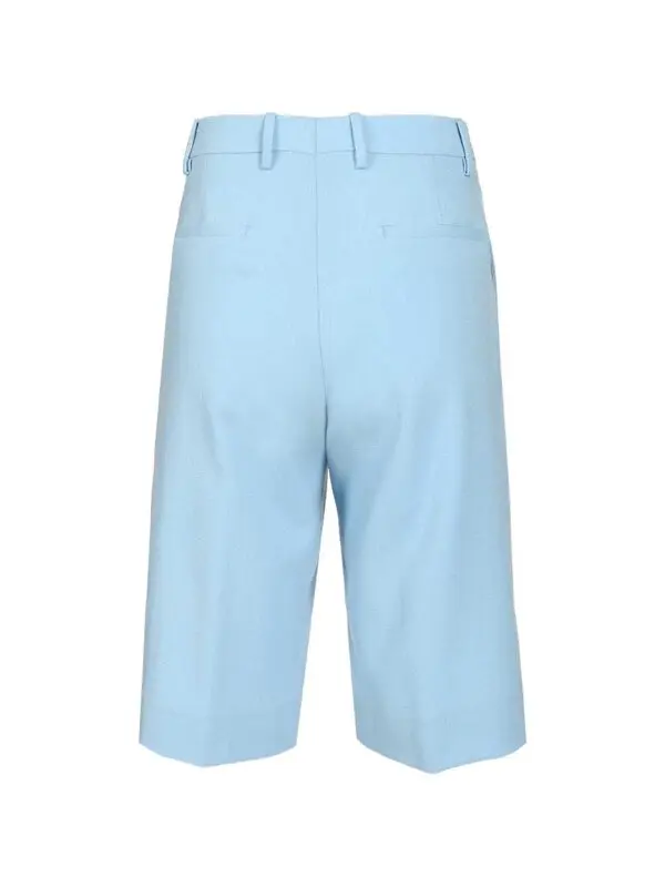 Tagliatore Wide-leg Bermuda Shorts