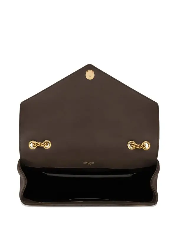 Saint Laurent Loulou Matelassé Lambskin Bag - Gray