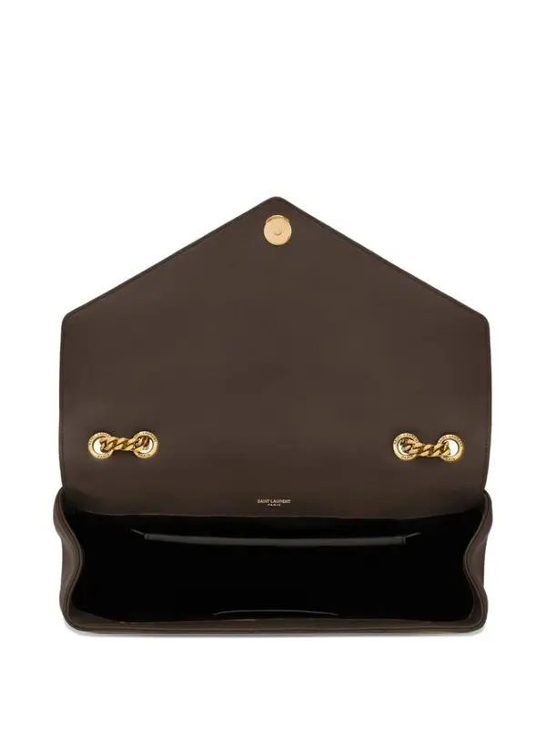 Saint Laurent Loulou Matelassé Lambskin Bag - Gray