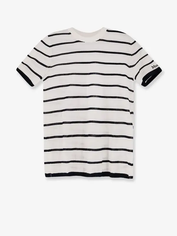 Max Mara Cashmere And Silk Blend Favetta Sweater - Cream