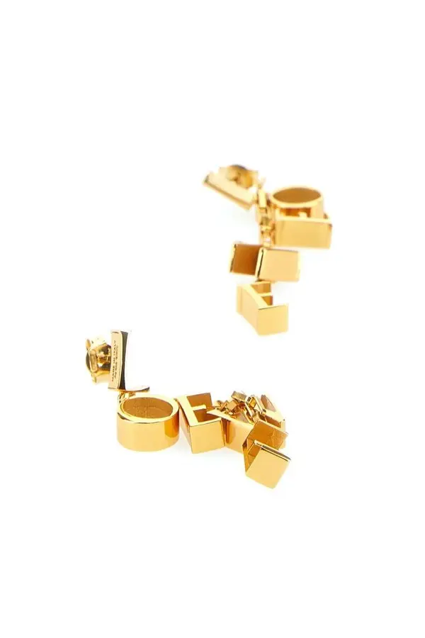 Loewe Logo Drop Earrings - Multicolor