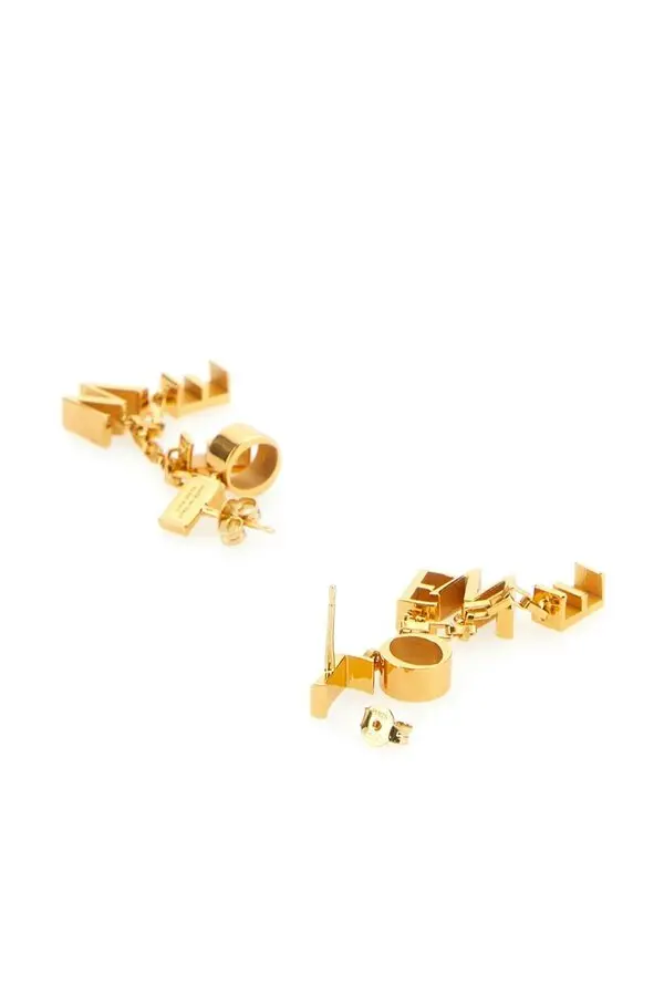 Loewe Logo Drop Earrings - Multicolor