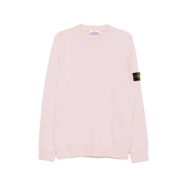 Stone Island Crew Neck Pullover - Pink