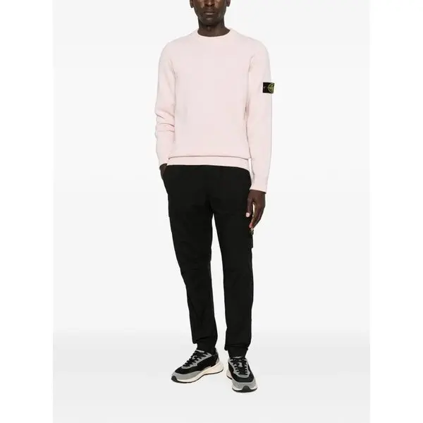 Stone Island Crew Neck Pullover - Pink