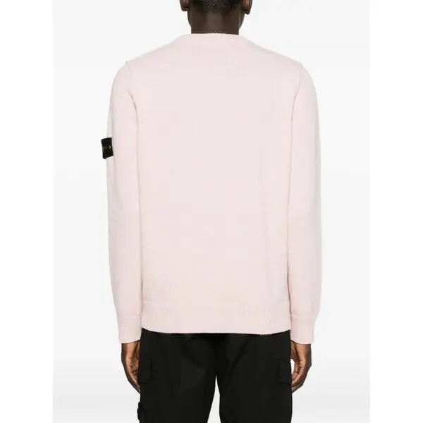 Stone Island Crew Neck Pullover - Pink
