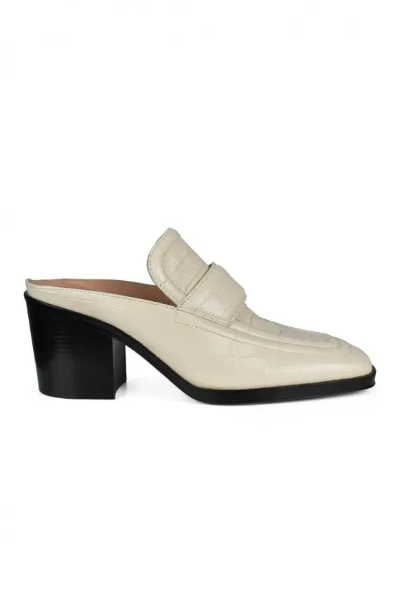 Bottega Veneta Mules - Cream