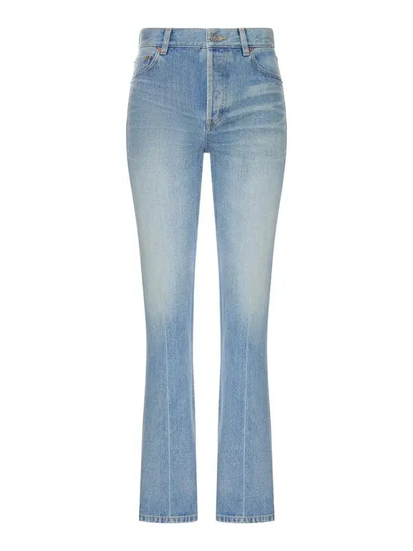 Saint Laurent Straight Denim Jeans