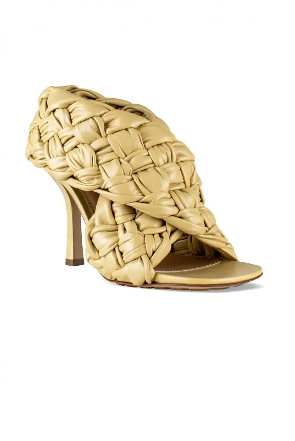 Bottega Veneta Intrecciato Leather Board Sandals