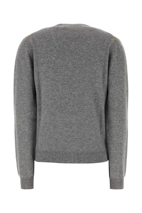 Prada Grey Cashmere Sweater - Gray