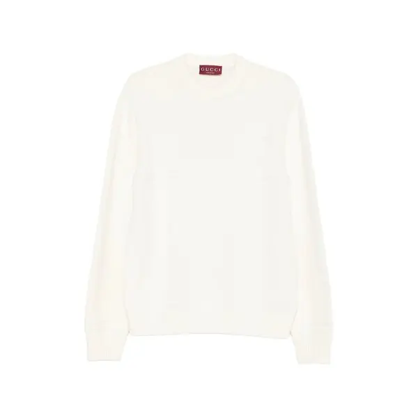 Gucci Cotton Wool Jumper - Cream