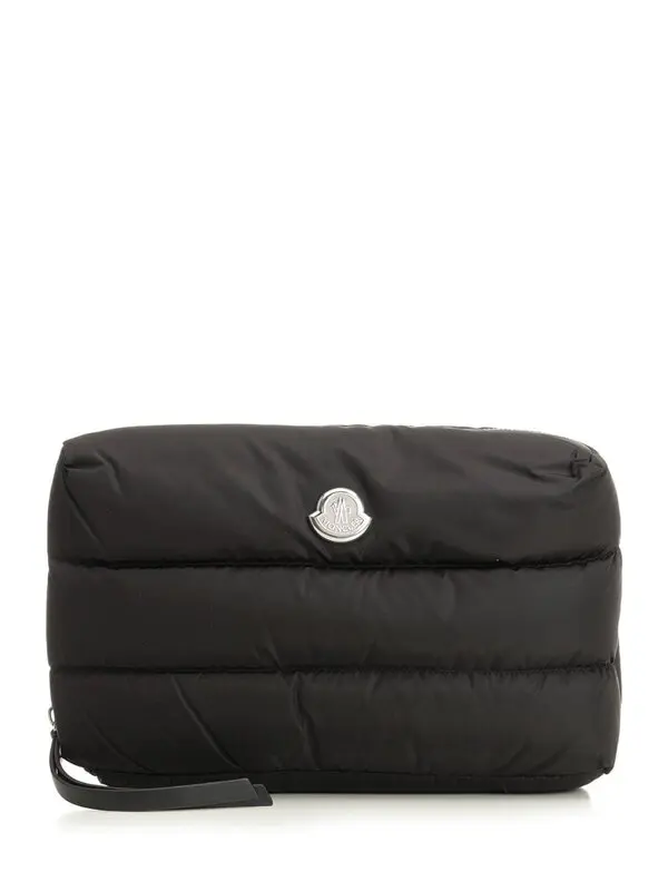 Moncler Caradoc Quilted Beauty Case - Black
