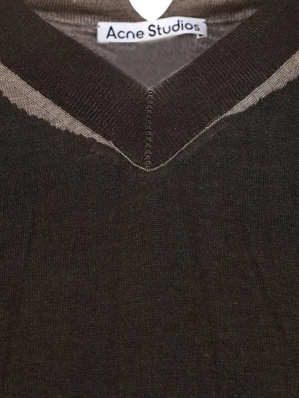 Acne Studios Crumpled V-neck Sweater