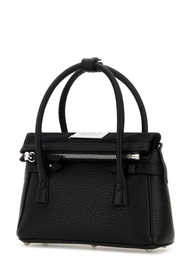 MAISON MARGIELA Leather Handbag - Black