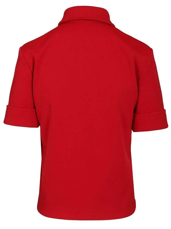 Miu Miu Technical Jersey Polo Shirt - Red