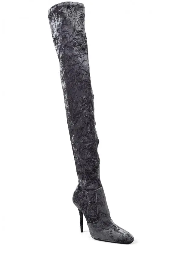 Saint Laurent Talia Thigh-high Boots