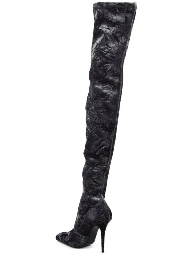 Saint Laurent Talia Thigh-high Boots
