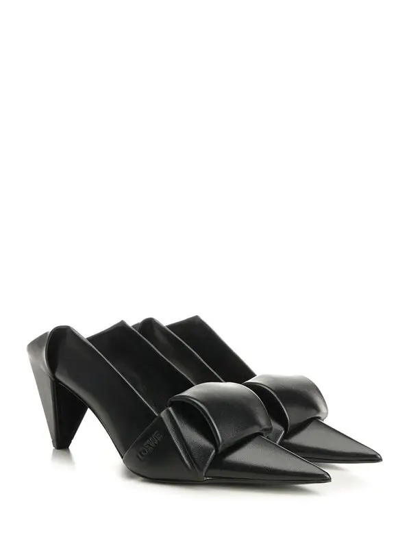 Loewe Origami Flap Back Pump 70 - Black