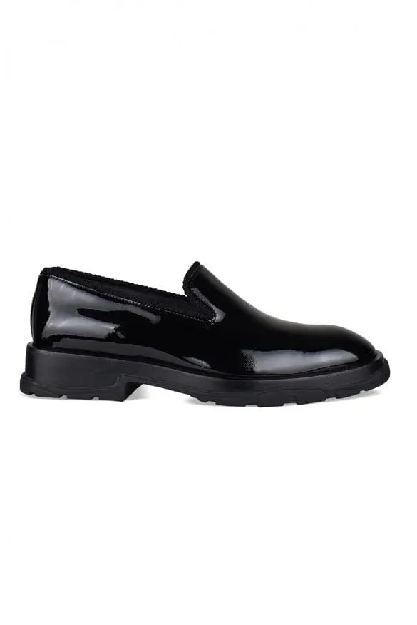 Alexander McQueen Slip-on Tread Loafers - Black