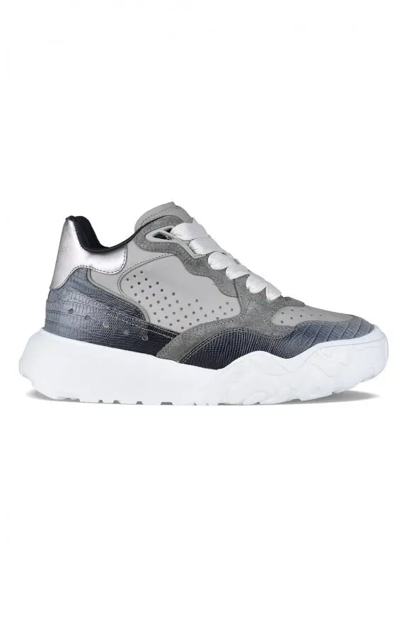 Alexander McQueen Court Trainers Sneakers - Gray