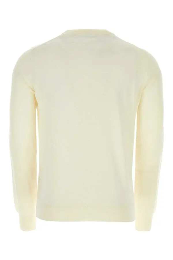 JIL SANDER Ivory Wool Sweater