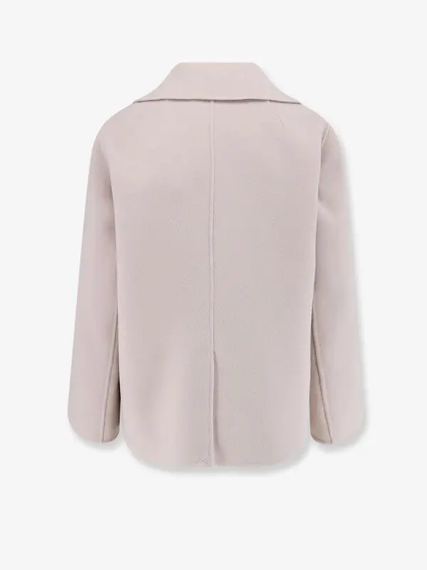 Max Mara Smmmargot Pure Virgin Wool Peacoat