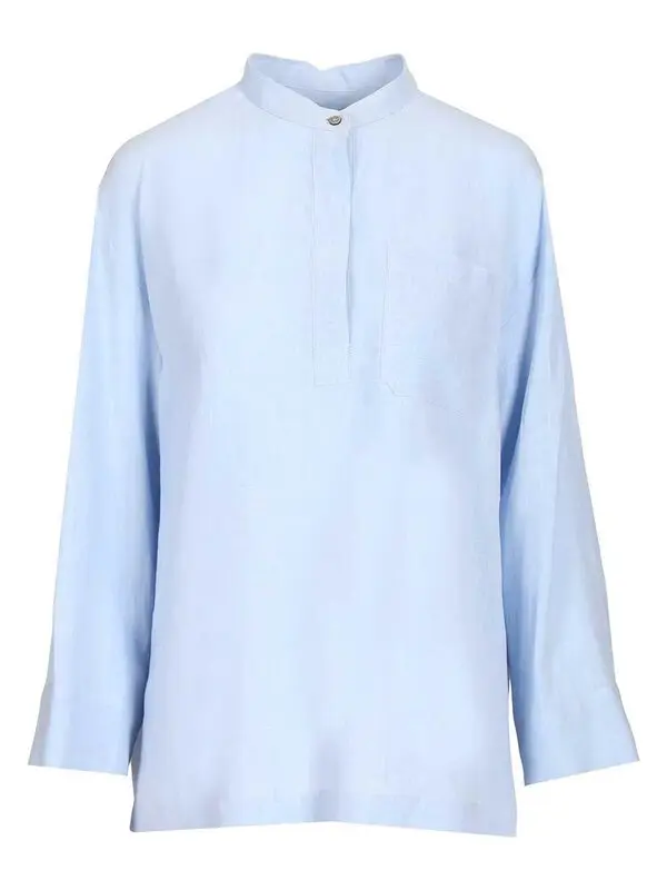 Max Mara Linen Shirt - Blue