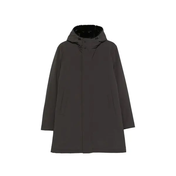 Herno Grey Coats Parkas