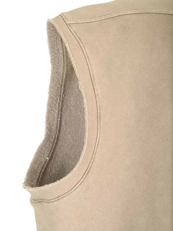 Moncler Sleeveless Cotton Fleece Sweatshirt
