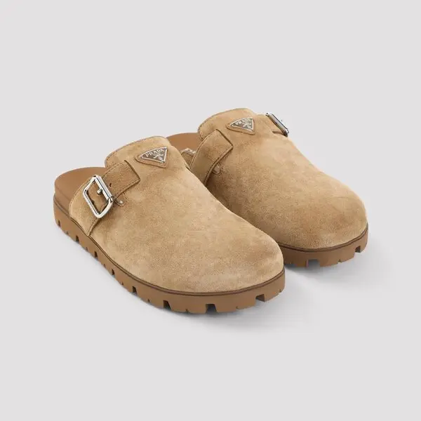 Prada Suede Sabot - Multicolor