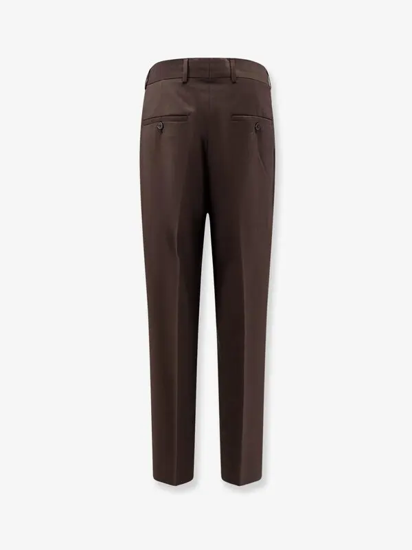 TOTEME Wool Trousers With Pinces - Multicolor