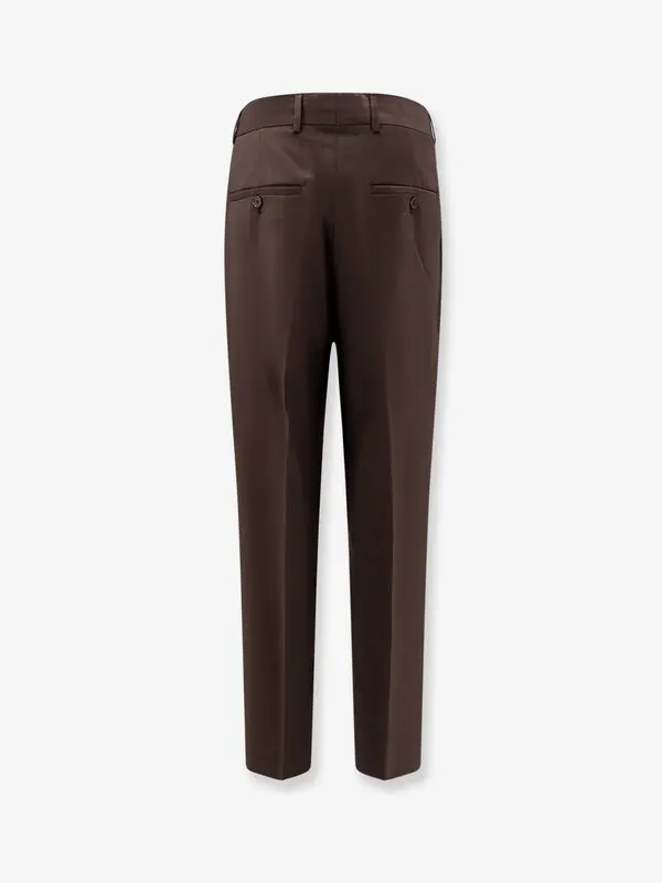 TOTEME Wool Trousers With Pinces - Multicolor