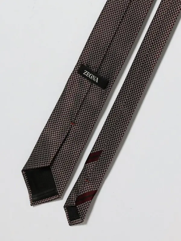 Zegna Jacquard Silk Tie