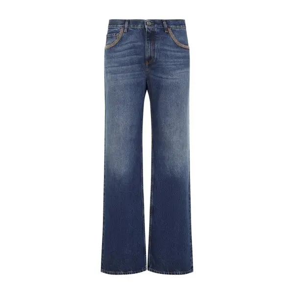 Etro Straight Denim Jeans - Blue
