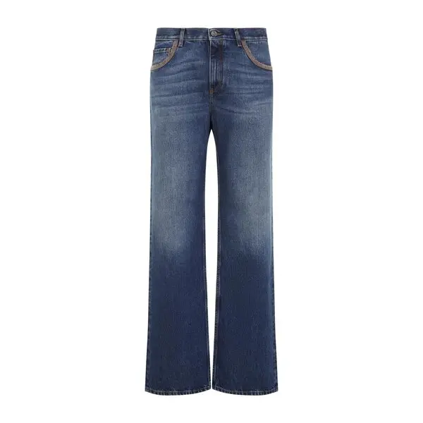 Etro Straight Denim Jeans - Blue