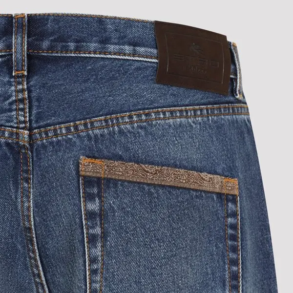 Etro Straight Denim Jeans - Blue
