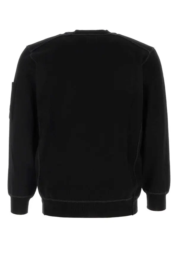 C.P. COMPANY Cotton Sweater - Black