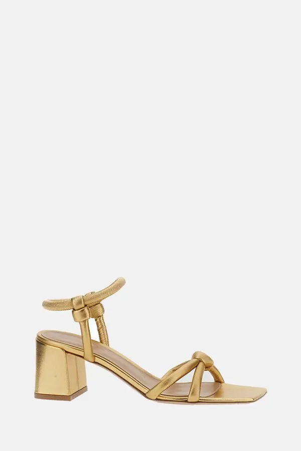 GIANVITO ROSSI Juno 55 Leather Sandals - Multicolor