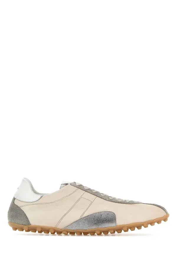 MAISON MARGIELA Two-tone Leather And Suede Sprinters Sneakers - Multicolor