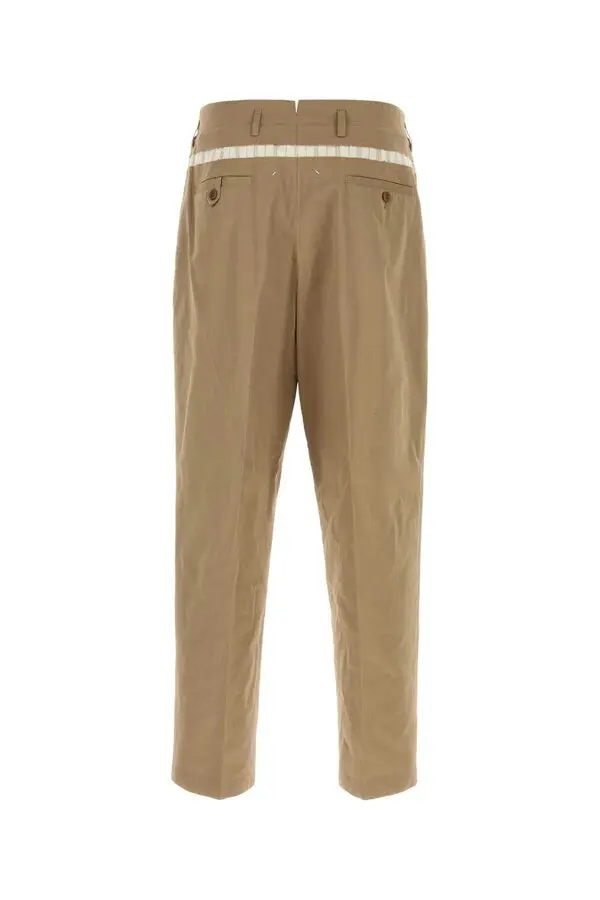 MAISON MARGIELA Camel Cotton Pant