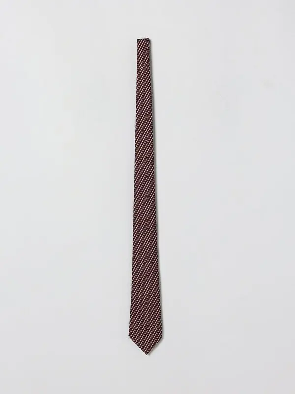 Zegna Silk Tie With All-over Sails Print - Red