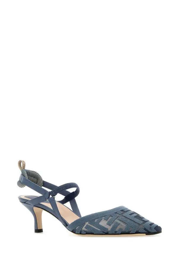 Fendi Cerulean Mesh Colibrã¬ Lite Pumps