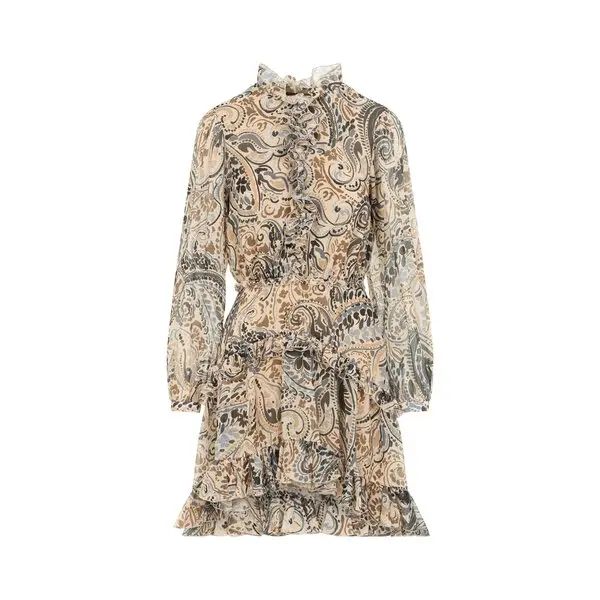 Etro Printed Mini Dress - Multicolor