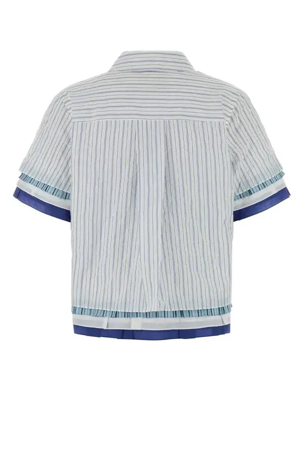 Loewe Embroidered Cotton Blend Shirt