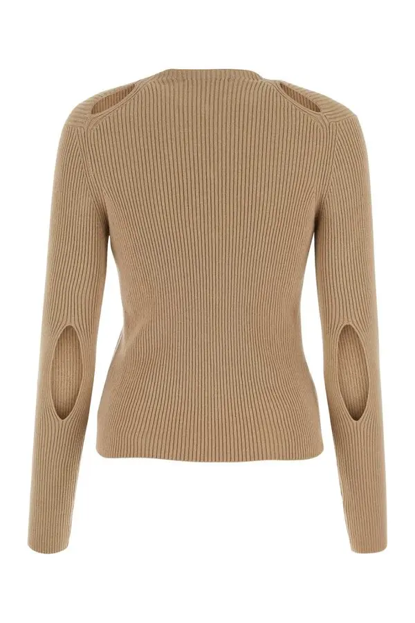 Fendi Cotton Blend Cardigan - Brown