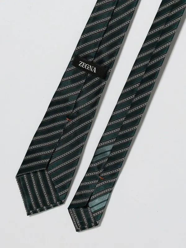 Zegna Striped Silk Tie