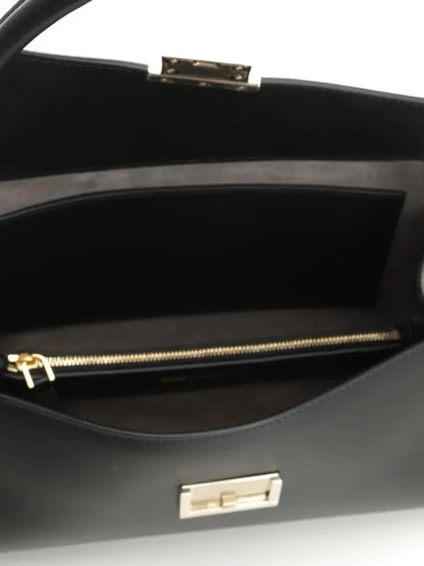 AMI Paris Leather Shoulder Bag