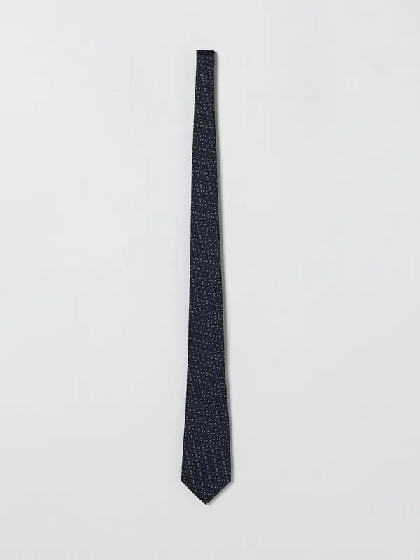 Zegna Jacquard Silk Tie - Blue