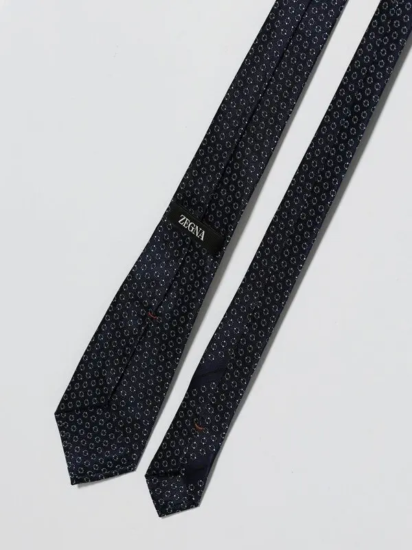 Zegna Jacquard Silk Tie