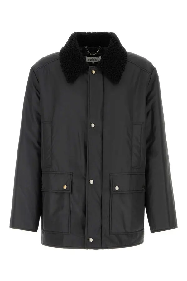 MAISON MARGIELA Graphite Polyester Padded Jacket - Gray